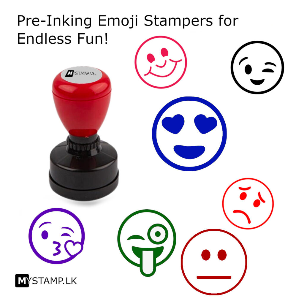 Pre-Inking Emoji Stampers for Endless Fun! - MYSTAMP.LK