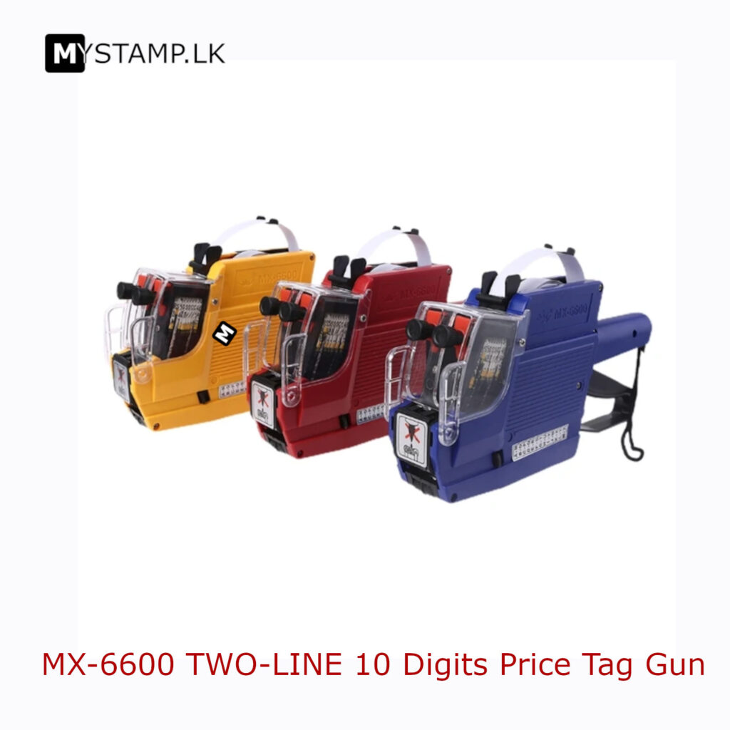 Mx-6600 Two-line Price Labeller 10 Digits Tag Sticker Pricing Gun ...